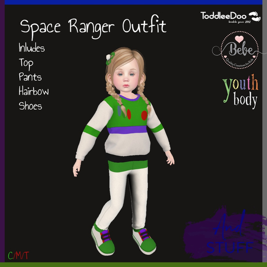 Second Life Marketplace - :And Stuff: Space Ranger Pants Outfits