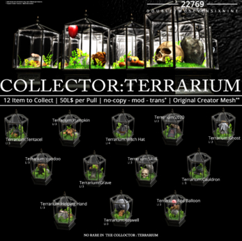 Second Life Marketplace - 22769 - Terrarium Cauldron - COMMON