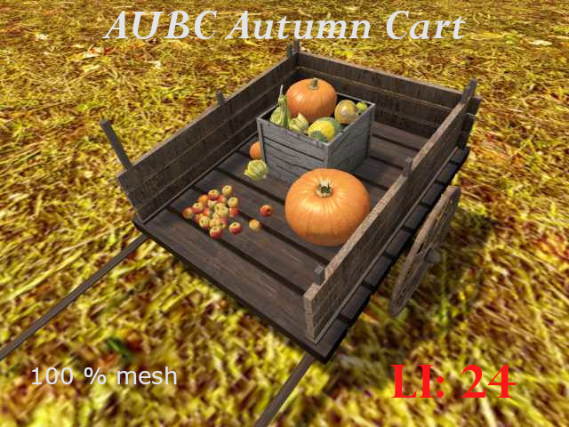 Second Life Marketplace - AUBC Autumn Cart