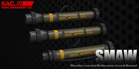 Second Life Marketplace - MESH[SAC] SMAW Rocket Launcher v2.00 VICE Box