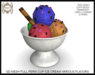 Second Life Marketplace - GD MESH FULL PERM CUP ICE CREAM VARIOUS FLAVORS
