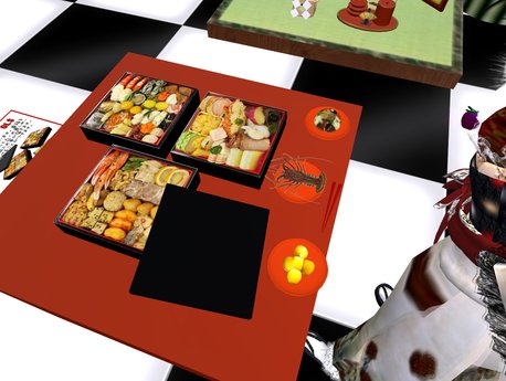 Second Life Marketplace - OSECHI SET (Traditional Japanese New Year ...