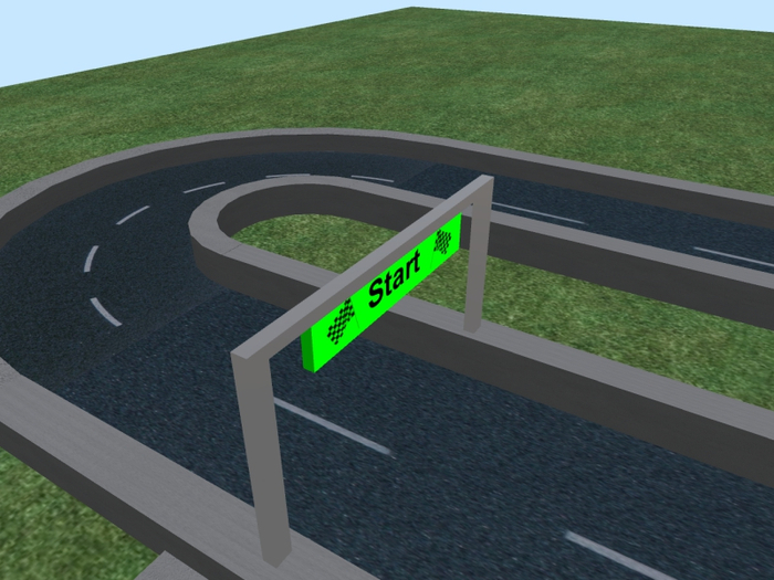 Second Life Marketplace - RC CAR TRACK WITH LAP COUNTER REMOTE ...