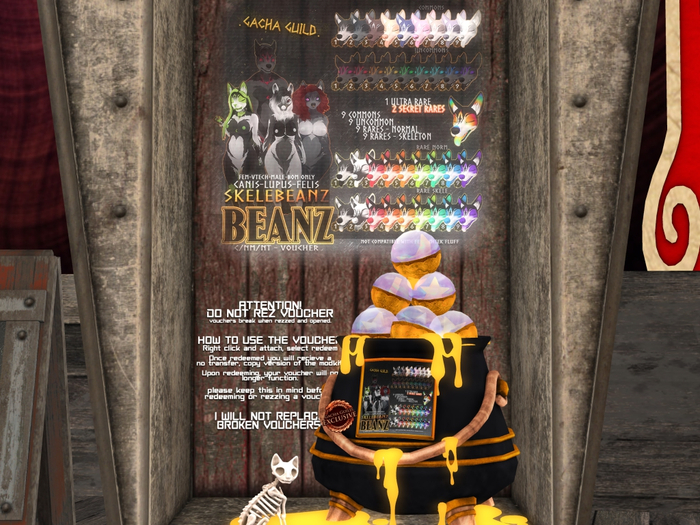 Second Life Marketplace - //BEANZ - SKELEBEANZ VOUCHER - COMMON 004