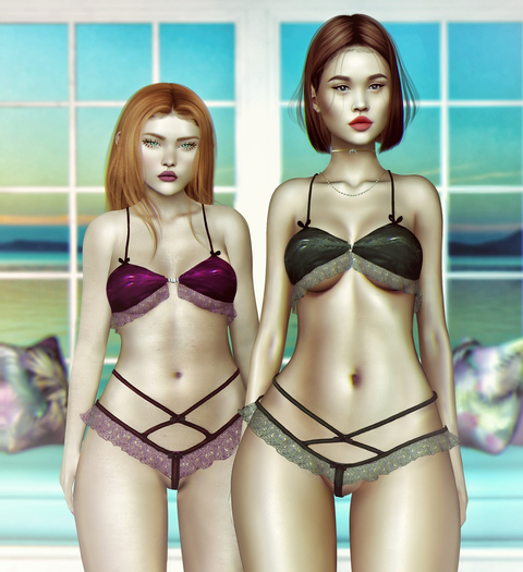 Second Life Marketplace Essence Valeria Lingerie Demo