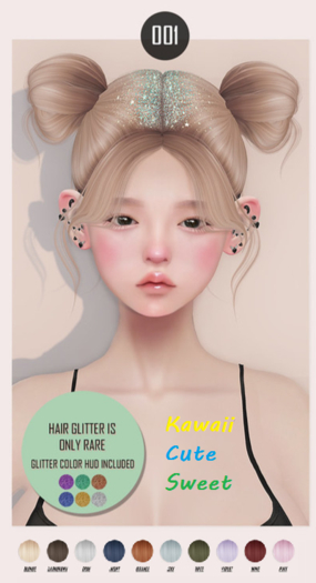 Second Life Marketplace - VCO HAIR - Michiko 001 . { Orange }