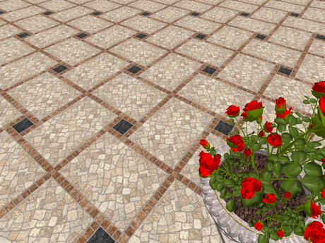 Second Life Marketplace - ESG01 Outdoor stone tiles texture (seamless)