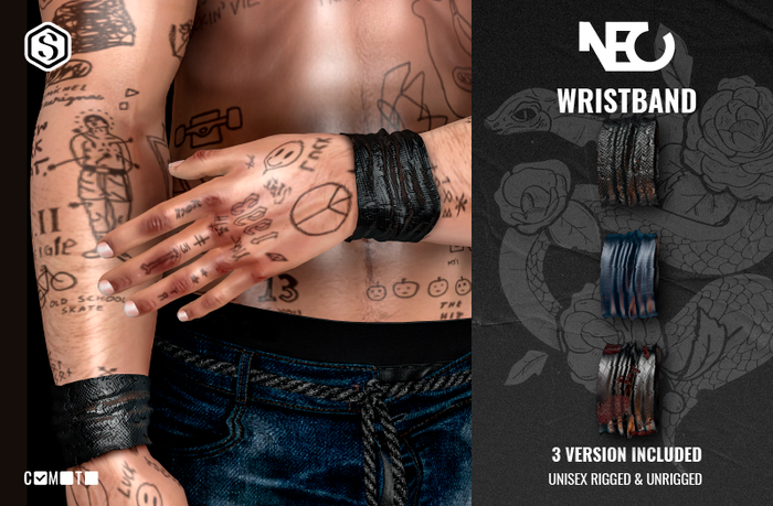 Second Life Marketplace - [AA] Wristband Signature