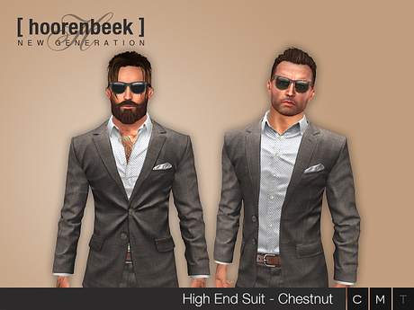 Second Life Marketplace - High End Suit - Chestnut - Signature, Legacy ...