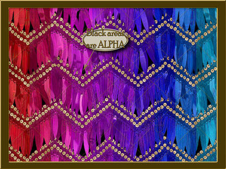 Second Life Marketplace - Spangle Fringe Combo Seamless Texture Set