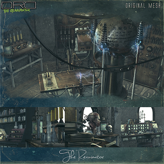 Second Life Marketplace - 17 -DRD- The Reanimator - Lab Clutter