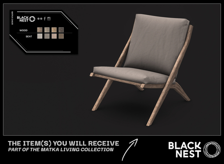 Second Life Marketplace - BLACK NEST / Matka Chair (PG)