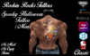 Second Life Marketplace - RRT: Spooky Halloween Tattoo (Men)