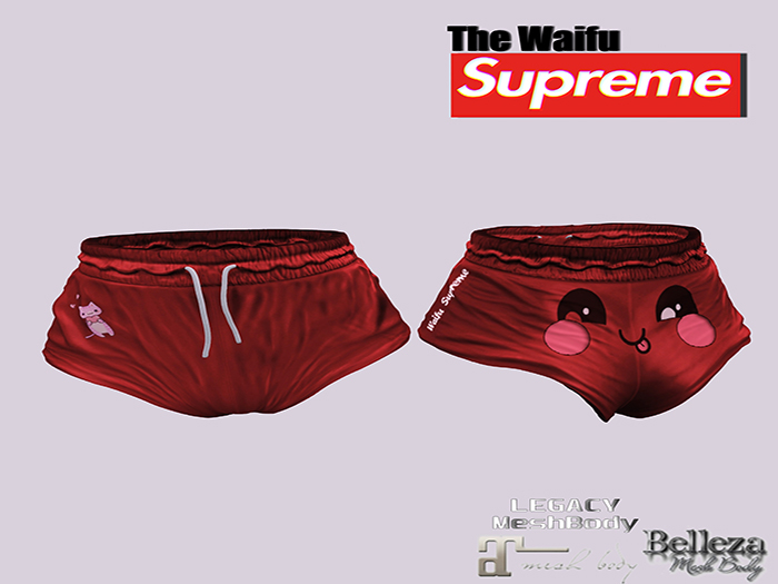 Second Life Marketplace - *Waifu Supreme* Kawai Red Shorts