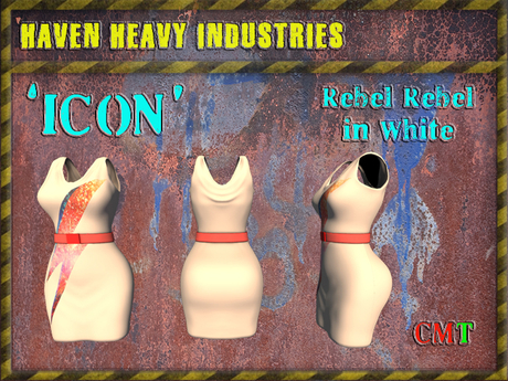 Second Life Marketplace - HHI 'Icon' - Rebel Rebel in White