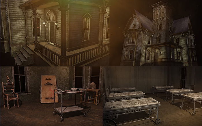 Second Life Marketplace - 4.Sese - Asylum House - Fence Gate