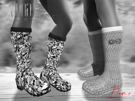 Second Life Marketplace - .::E.D.D.A::. Helen Rain Boots {DEMO ...
