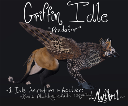 Second Life Marketplace - ~Mythril~ BirdEMart Griffin: Predator Idle