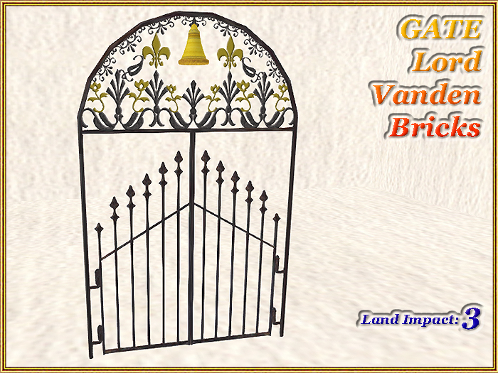 Second Life Marketplace - GATE - Lord Vanden Bricks (3 LI) (Full perm)