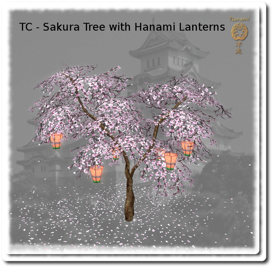 Second Life Marketplace - Sakura Tree w Hanami Lanterns