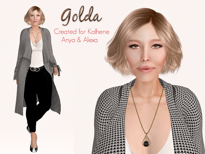 Second Life Marketplace - Golda Shape and Style Card - Mature lady by ...