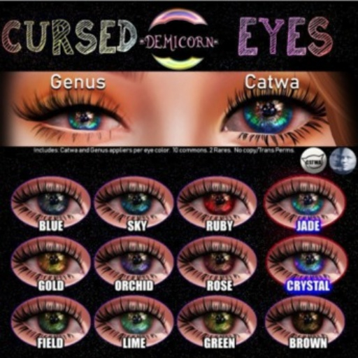 Second Life Marketplace - {Demicorn} Cursed Eyes - Field
