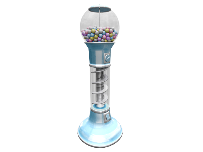 Second Life Marketplace - Caboodle - Gumball Machine - Blue