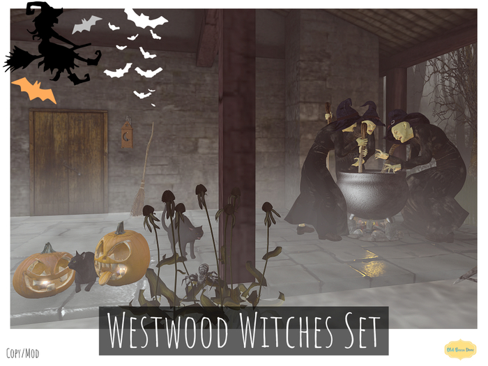 Second Life Marketplace - {OBD} Westwood Witches Set