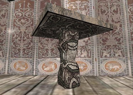 Second Life Marketplace - *D*D* Celtic Square Table - Summer Scroll