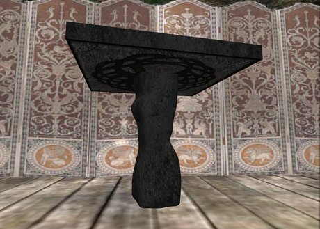 Second Life Marketplace - *D*D* Celtic Square Table - Tree Slate