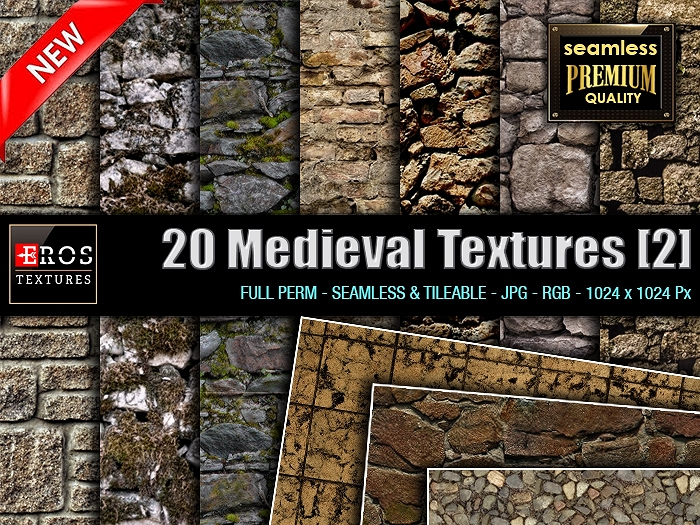 Second Life Marketplace - Medieval Textures