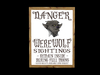 Second Life Marketplace - Halloween Poster Werewolf Sightings