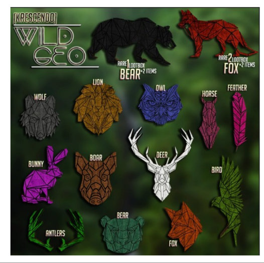 Second Life Marketplace - [Kres] Wild Geo - Bear