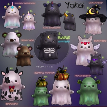 Second Life Marketplace - 13. YOKAI - Happily Boo! - Teddy Boo (brown)