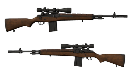 Second Life Marketplace - Scripted M14 Designated Marksman Rifle/Sniper ...