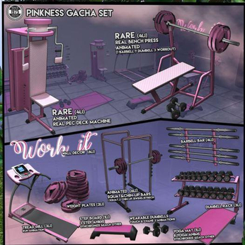 Second Life Marketplace - [Since1975]-Pinkness Gacha-Yoga Mat
