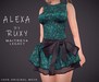 Second Life Marketplace - Ruxy - Alexa Dress -FAT PACK Maitreya and Legacy