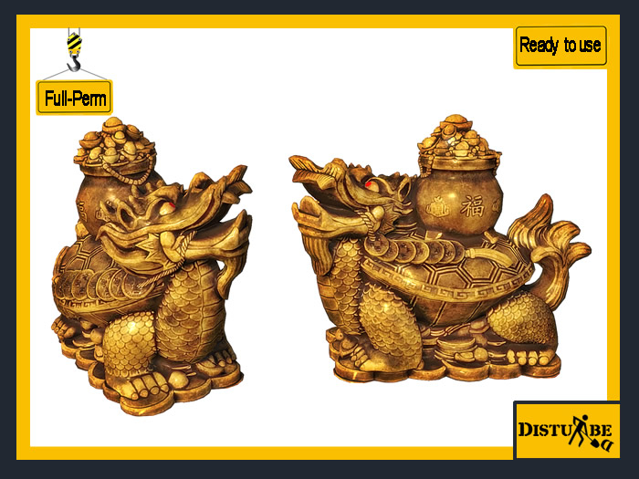 Second Life Marketplace - ::DisturbeD:: Turtle Treasure Statue - FULL ...