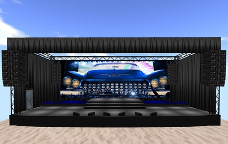Second Life Marketplace - Rock Concert Stage