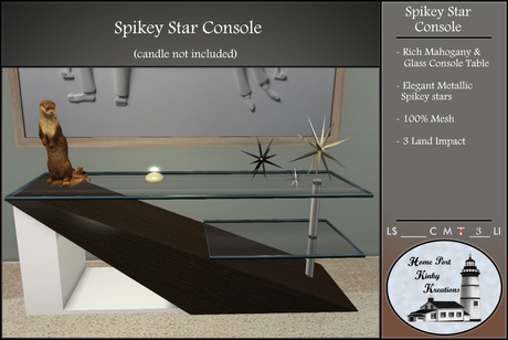 Second Life Marketplace - SPIKEY STAR CONSOLE BOXED