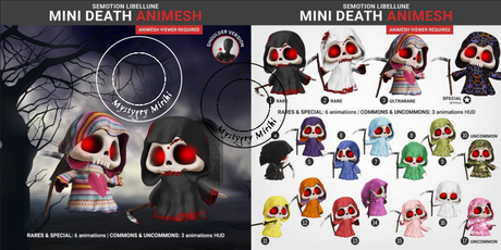 Second Life Marketplace - SEmotion Libellune Mini Death #10 UNCOMMON