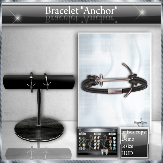 Second Life Marketplace - !! NE! Bracelet "Anchor" (DEMO)