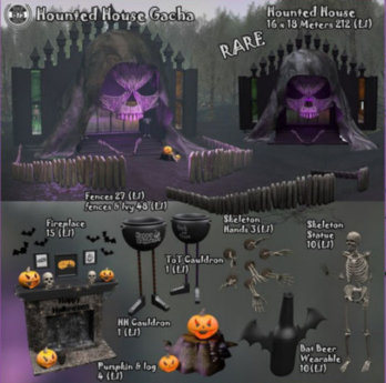 Second Life Marketplace - Gacha [Since 1975] Haunted House Skeleton