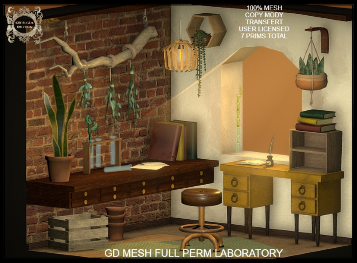 Second Life Marketplace - GD MESH FULL PERM LABORATORY