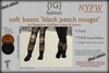 Second Life Marketplace - {IG} fashion soft boots-blk_peachnougat-TWE+ ...