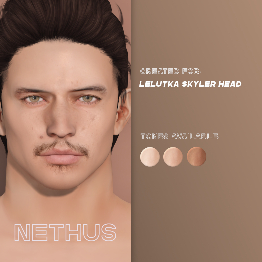 Second Life Marketplace - poema - Nethus Skin - T.1 (wear to unpack)