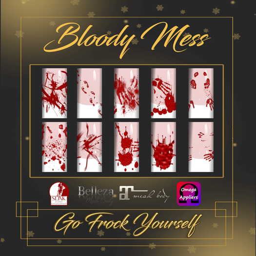 Second Life Marketplace - Bloody Mess Nail Appliers