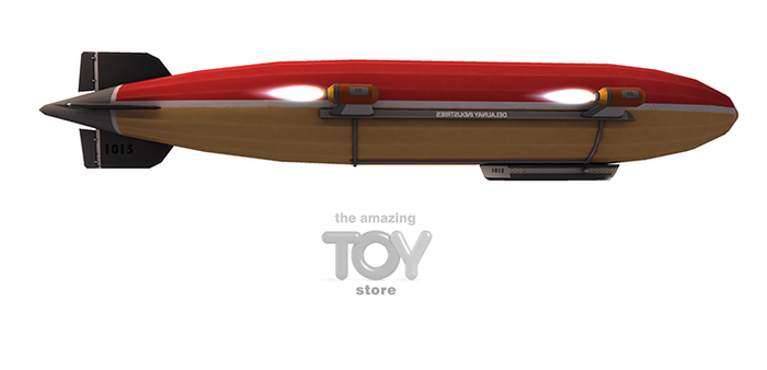 Second Life Marketplace - ~isil~ Mini Zeppelin Ruby