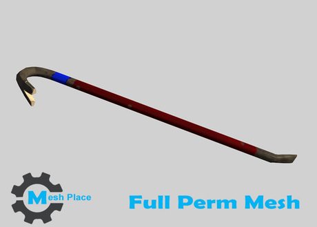 Second Life Marketplace - Mesh Place - Crowbar - Full Perm Mesh