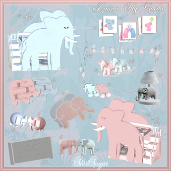 Second Life Marketplace - 02. *SS* Elly [ BED (Pink) ] RARE